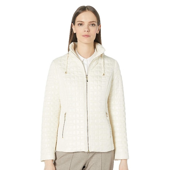 kate spade | Jackets & Coats | New Kate Spade Bow Moto Jacket Quilted ...